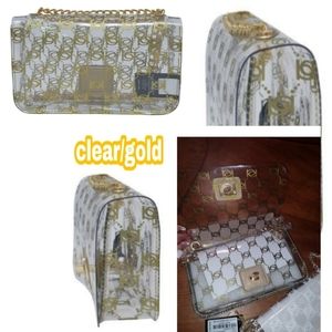 bebe | Bags | Bebecassie Crossbody Clear Logo Bag | Poshmark